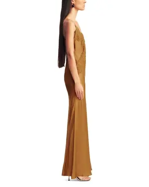 Shona Joy Simona Lace Slip Maxi Dress