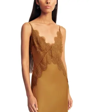 Shona Joy Simona Lace Slip Maxi Dress