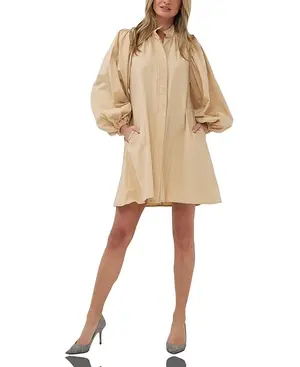 MARIELLE STOKKELAAR Kate Mini Dress - Beige
