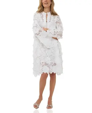 MARIELLE STOKKELAAR Florence Lace Dress - White