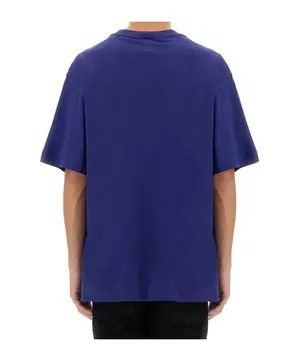 Versace Logo-patch Crewneck T-shirt