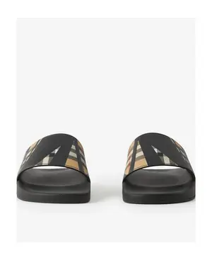 Burberry Vintage Check Sliced-print Slides