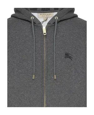 Burberry Logo Hooded Casual Jacket