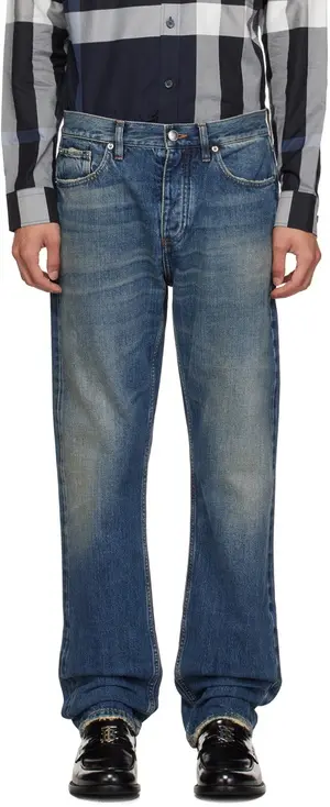Burberry Washed Straight-leg Jeans