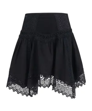 CHARO RUIZ IBIZA Charo Ruiz Ibiza Ibiza Broderie Trim Mini Skirt
