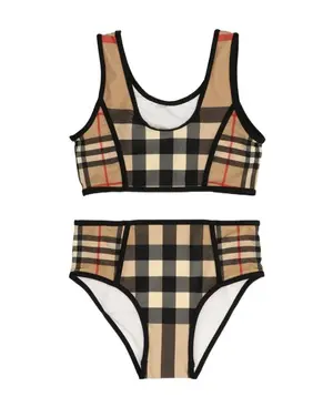 Burberry Haymarket-check Bikini - Multicolor