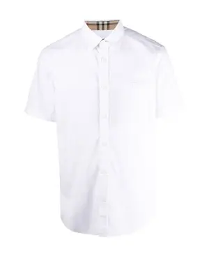 Burberry Embroidered Tb Monogram Shirt - White