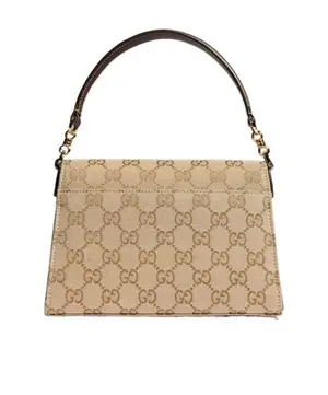 Gucci Horsebit Duomo Small Top Handle Bag - Sand/dark Brown