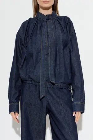 Dries Van Noten Long-sleeved Denim Shirt