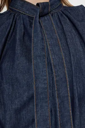 Dries Van Noten Long-sleeved Denim Shirt