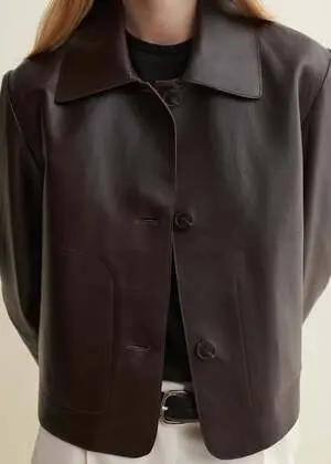 ARMA Long-sleeved Leather Jacket