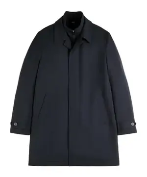 FAY Crease-resistant Travel Morning Coat - Blue