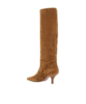Paris Texas Knee-high Stiletto Boots - Brown