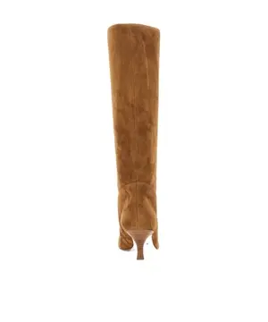 Paris Texas Knee-high Stiletto Boots - Brown