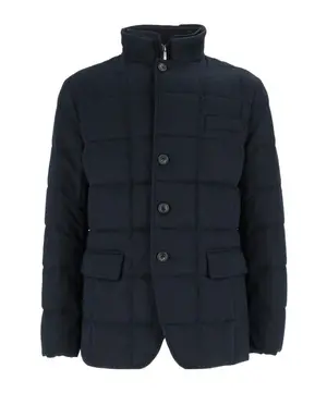 FAY Long-sleeved Down Jacket - Black