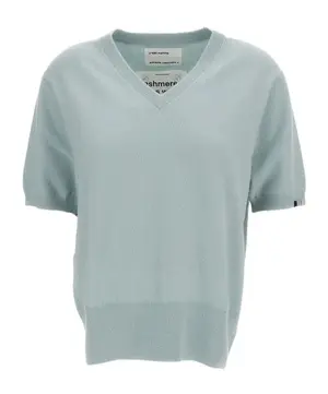 Extreme Cashmere Short-sleeved Pullover