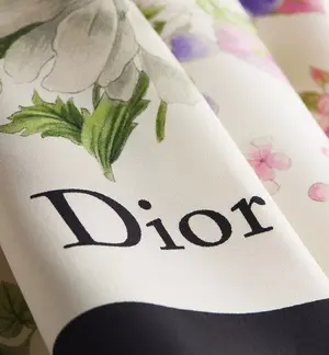 Dior Mid-length Flared Dress With Belt