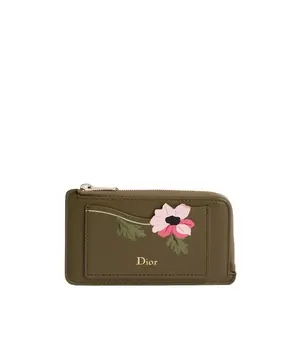 Dior Jardin Cosmos Zipped Card Holder