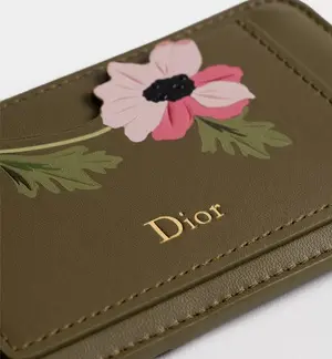 Dior Jardin Cosmos Zipped Card Holder
