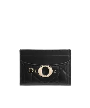 Dior Milly-la-foret Freesia Card Holder - Black