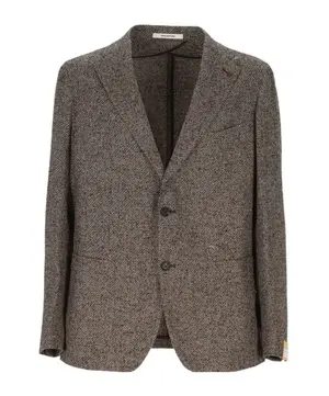 Tagliatore Single-breasted Blazer - Gray