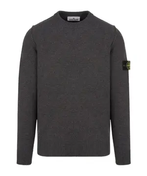 Stone Island Regular-fit Crewneck Sweatshirt - Grey