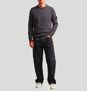 Stone Island Regular-fit Crewneck Sweatshirt - Grey