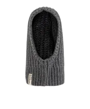 A.p.c. Ribbed Hat - Grey
