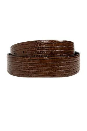 TOM FORD Textured Logo Buckle Belt