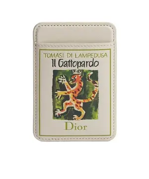 Dior Magnetic Card Holder - Beige