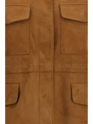Loro Piana Long-sleeve Leather Jacket