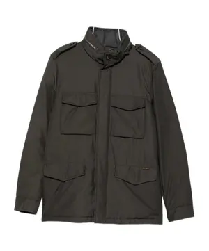MOORER Long-sleeved Down Jacket - Dark Green
