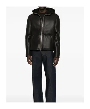 DONDUP Long-sleeve Leather Jacket