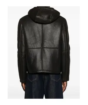 DONDUP Long-sleeve Leather Jacket