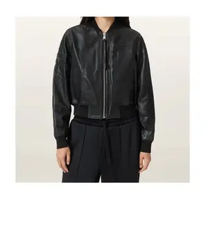 ALLSAINTS Williams X Orten Long-sleeved Leather Jacket
