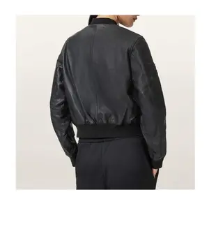 ALLSAINTS Williams X Orten Long-sleeved Leather Jacket