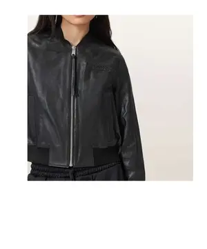 ALLSAINTS Williams X Orten Long-sleeved Leather Jacket