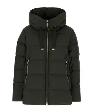 MOORER Hooded Quilted Down Jacket - No