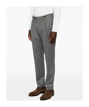 BERWICH Pleated Wool Trousers