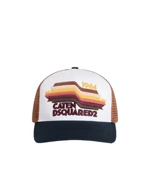Dsquared2 Embroidered Mesh-panel Baseball Cap - Multi-color