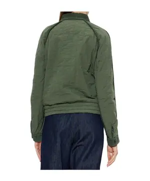 Dries Van Noten Quilted Long Sleeve Button Jacket
