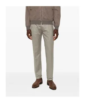 BERWICH Pleated Wool Trousers