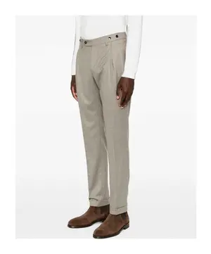 BERWICH Pleated Wool Trousers