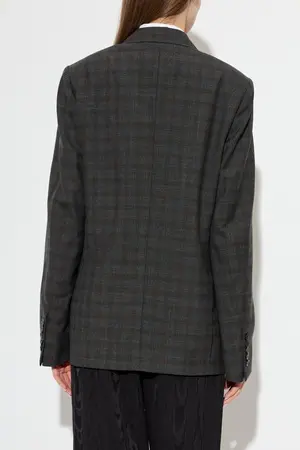 Dries Van Noten Double Breasted Wool Blazer