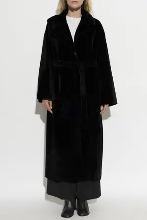 ARMA Belted Shearling Coat