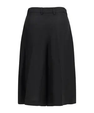 LARDINI Pleated Straight-leg Bermuda Shorts