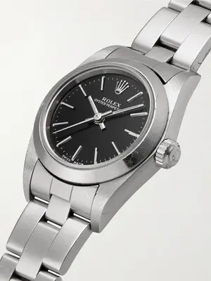 WIND VINTAGE Rolex Oyster Perpetual Automatic Stainless Steel Watch