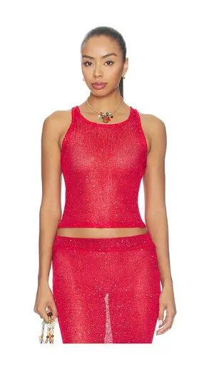 Superdown Miranda Knit Top