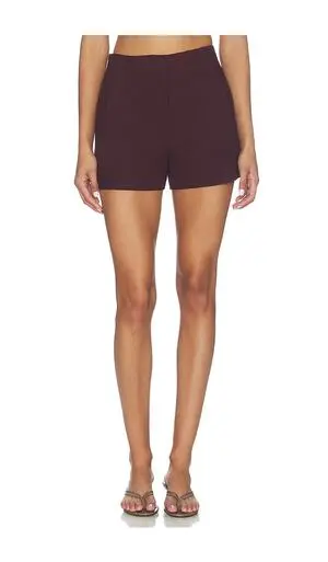 Veronica Beard Jazmin Short In Peach - Raisin