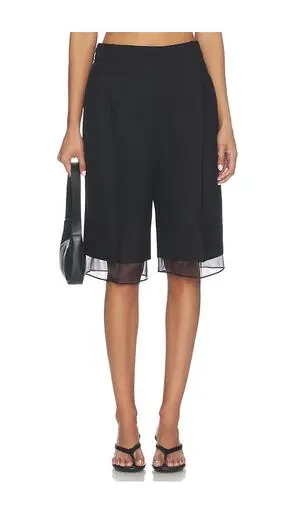 RÓHE Organza Lined Shorts - Black